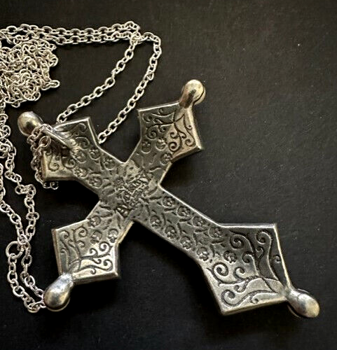 Venetian Cross Of Light Pendant Pewter Alchemy Gothic | eBay