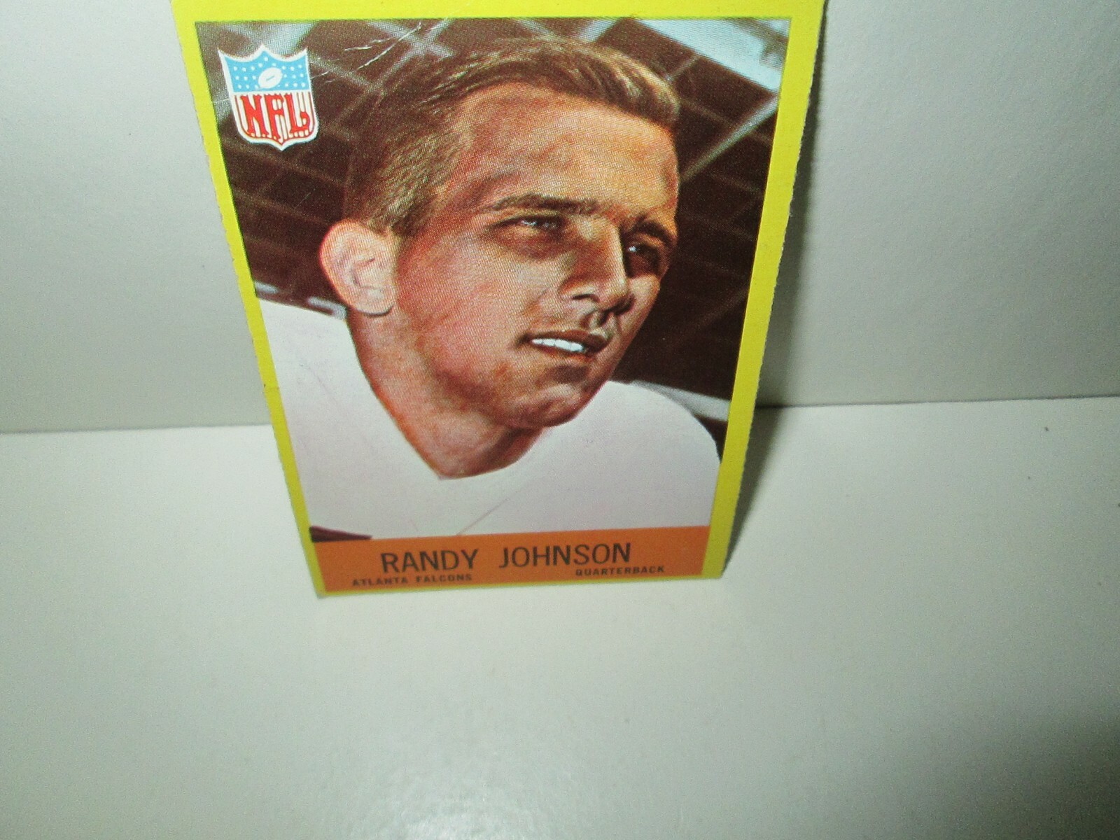 RANDY JOHNSON 1967 FOOTBALL CARD Philadelphia #4 ATLANTA FALCONS QB VG ...