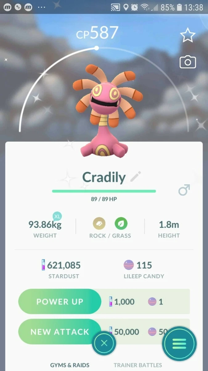 Cradily Evolution