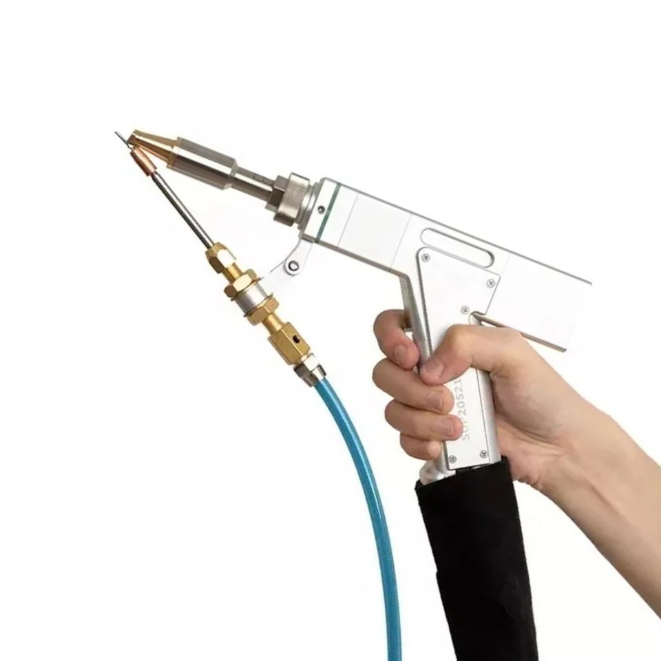Handheld Metal Stainless Steel Aluminum laser welding gun head with ...