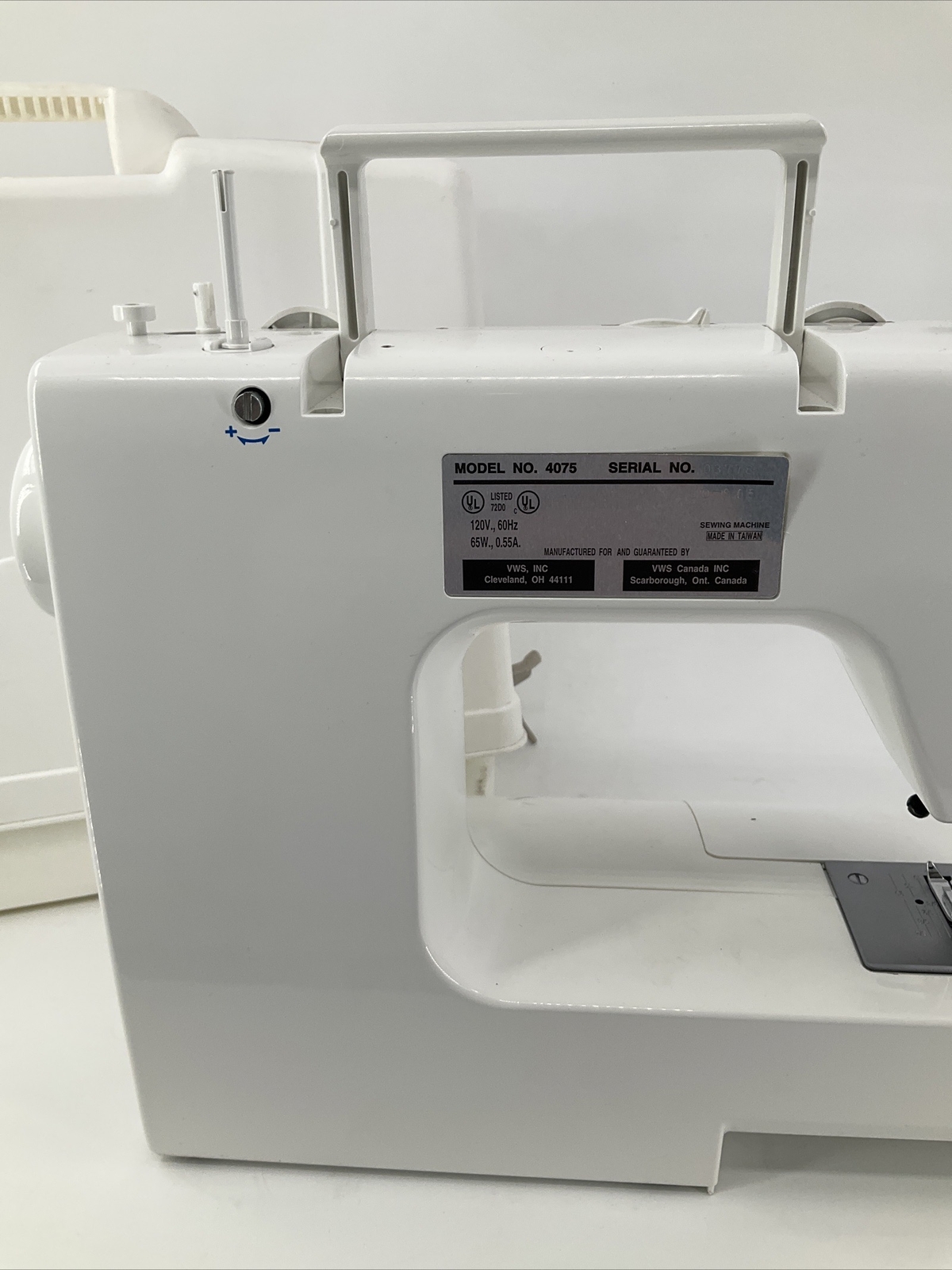 White Jeans Machine 4075 Sewing Machine Tested Works Great. for sale ...