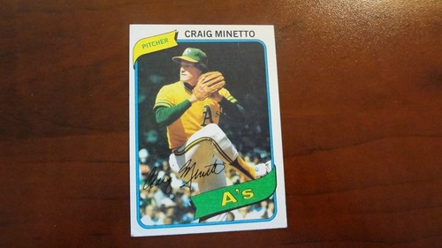 1980 TOPPS # 494 CRAIG MINETTO BASEBALL CARD | eBay
