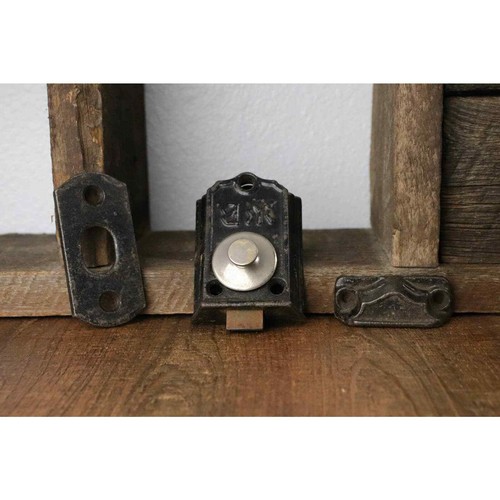 Antique WB Lock and Co. Vintage Cast Iron Door Lock Circa 1890's NO KEY ...