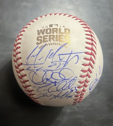 2016 Chicago Cubs Signed Autographed Team Baseball - 8 Autos Kyle ...