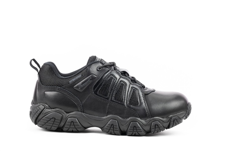 Thorogood Mens Crosstrex Polishable BBP WP Black Leather Work Oxfords ...