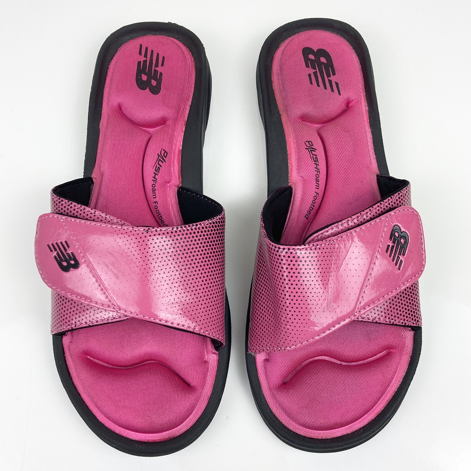 New Balance Foam Comfort Footbed Slide Sandals Pink &… - Gem