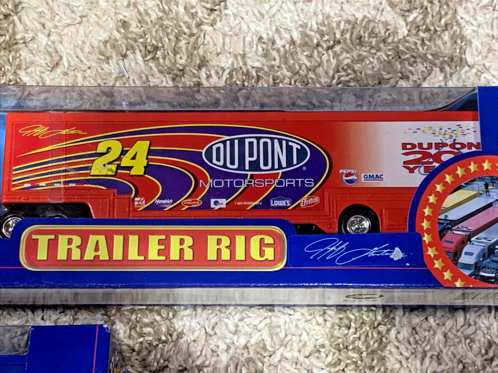 NASCAR Winner's Circle Jeff Gordon Trailer Rig Lot of 3 DuPont Pepsi ...