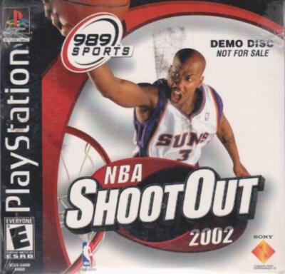 NBA ShootOut 2002 Demo PLAYSTATION PS1 PS2 basketball league game! NEW ...