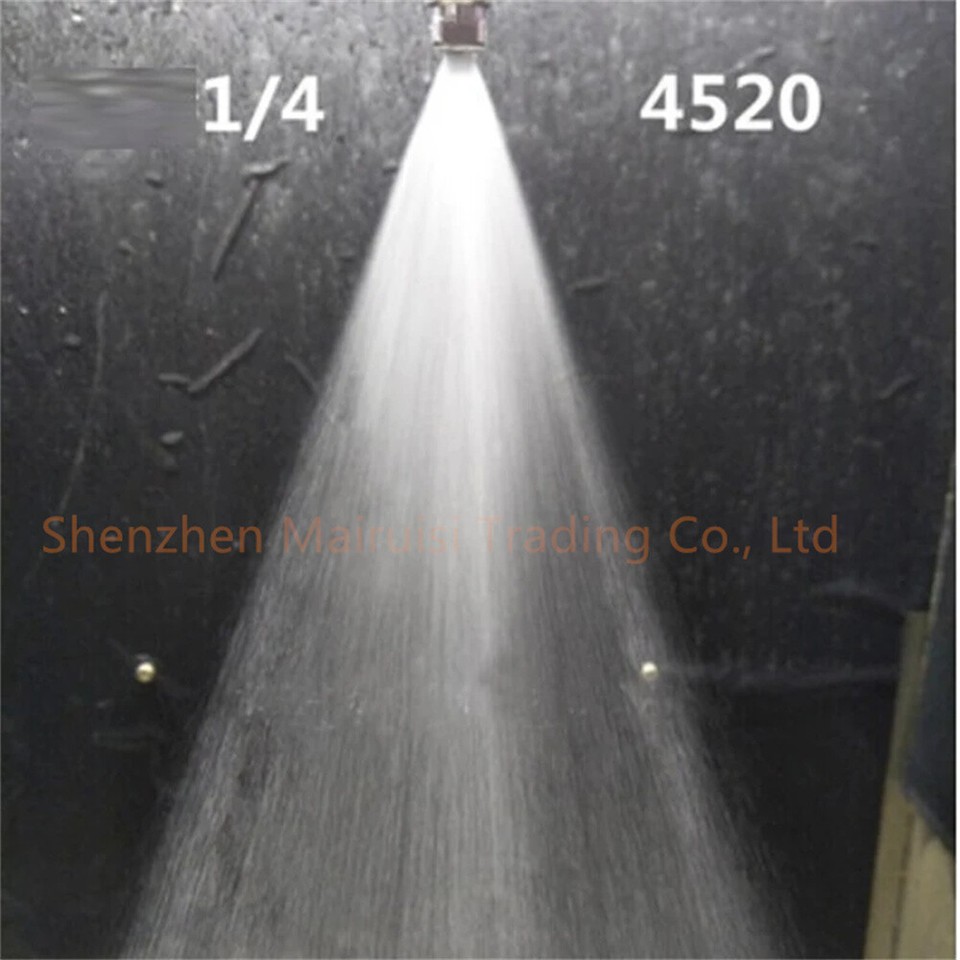 1/4" SS304 Vee Jet Flat Fan Spray Nozzle Industrial / factory Cleaning ...