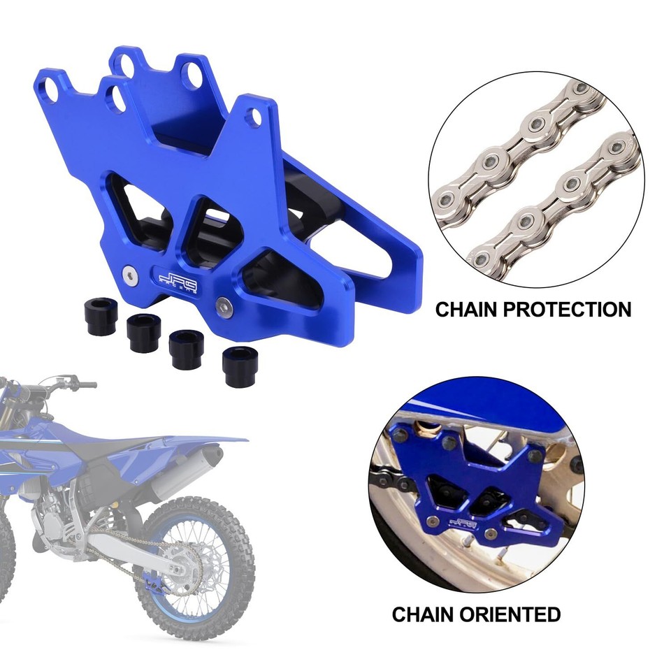 CNC Chain Guard Guide Protector For YZ125 YZ250 1997-2007 YZ250F 01-06 ...
