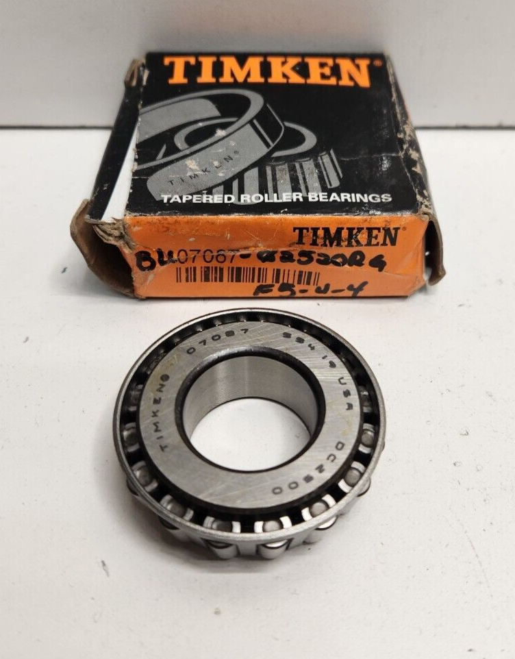 NEW OLD STOCK! TIMKEN .875" BORE TAPERED ROLLER BEARING 07087 | eBay