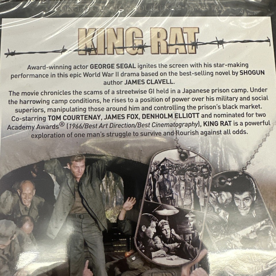 King Rat (DVD, 2003) Brand New Factory Sealed POW George Segal Military ...