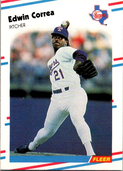 1988 Fleer #464 Edwin Correa | eBay