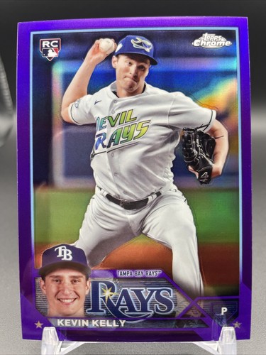KEVIN KELLY - 2023 Topps Update Series Purple Rookie RC #USC21 Rays ...