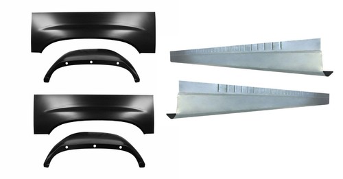 1999-2006 Chevy Silverado Inner Outer Wheel Arch Rocker Panel Extended ...
