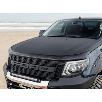 Fits Ford Ranger T6 (2012-15) Raptor Styled Grille (Matt Black Grill ...