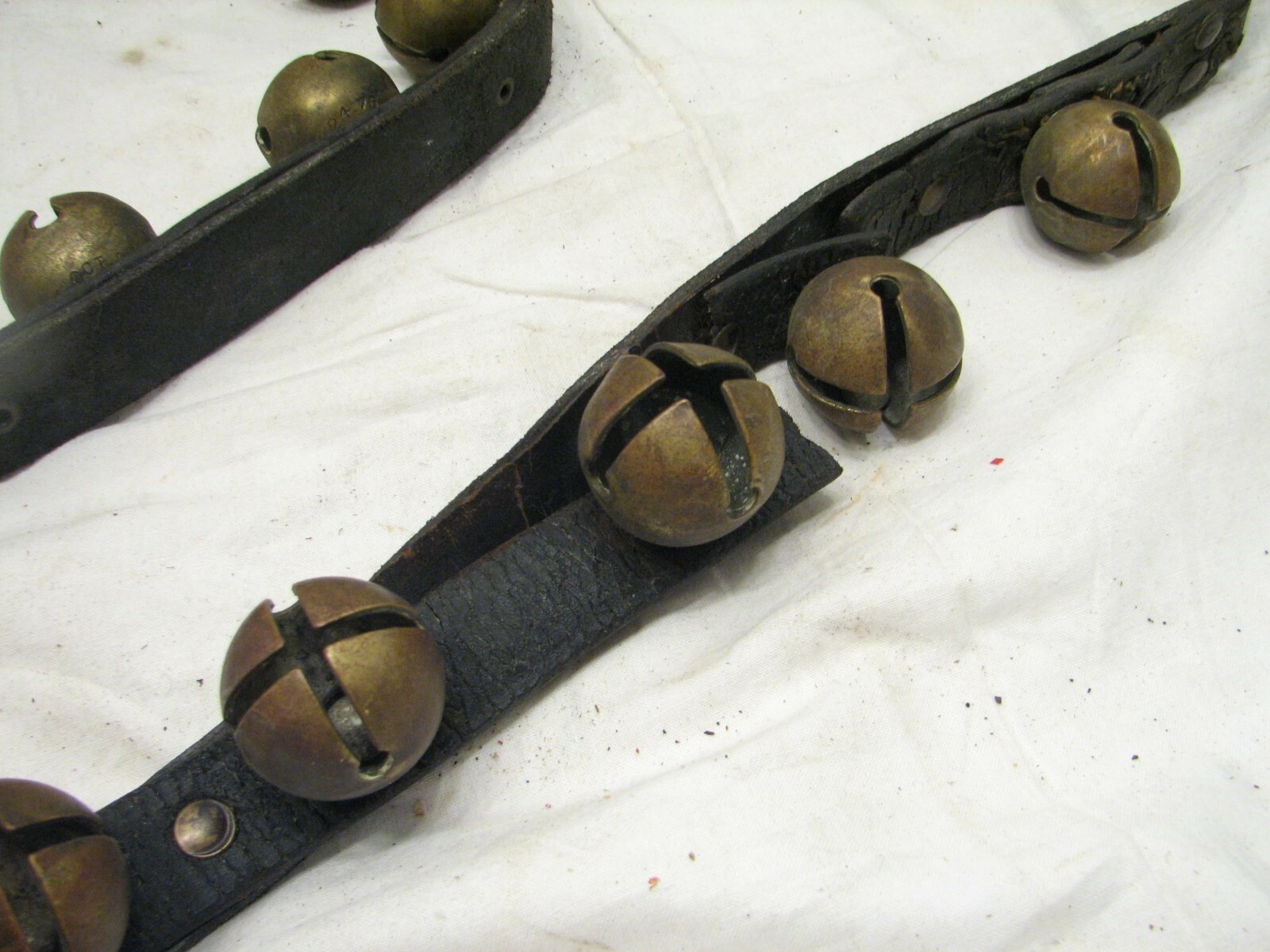 Set Brass Sleigh Neck Bells Horse Musical Equestrian Double Throat | eBay