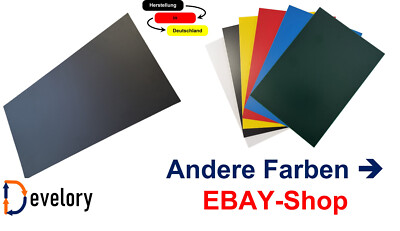 Kunststoffplatte Polystyrol 0,5mm - 3mm schwarz Modellbau Basteln DIN ...