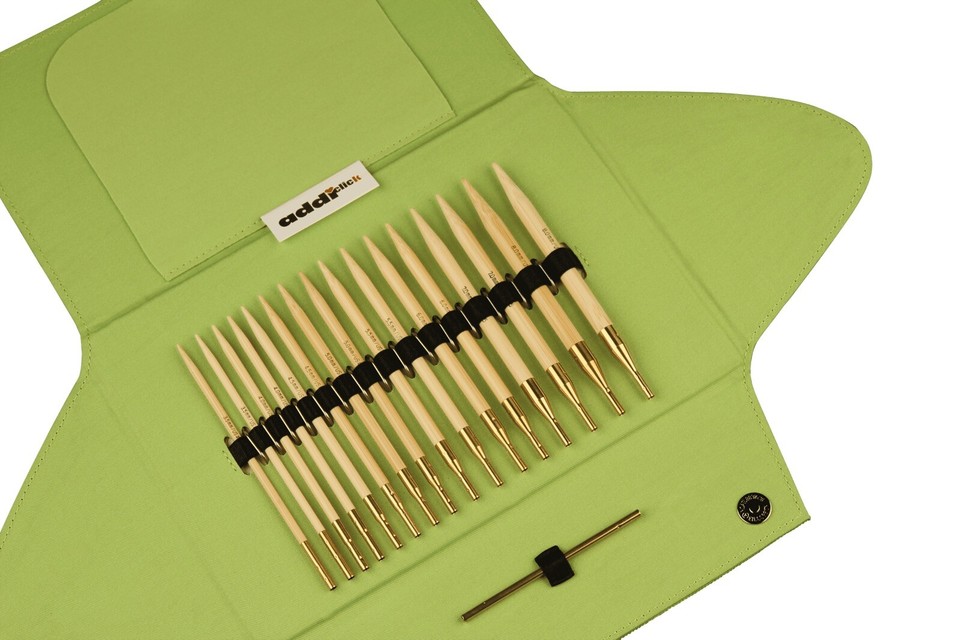 addi click Bamboo Interchangeable Knitting Needle set | eBay