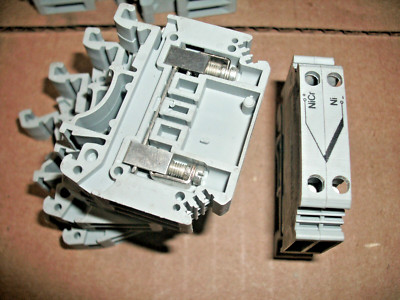 LOT OF 5 - EATON XBTKK25 THERMOCOUPLE TERMINAL BLOCK GRAY - 7 AVAILABLE ...