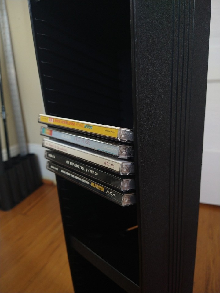 Vintage Alpha 60 CD Tower Storage Rack Holder Display Case Floor Stand ...