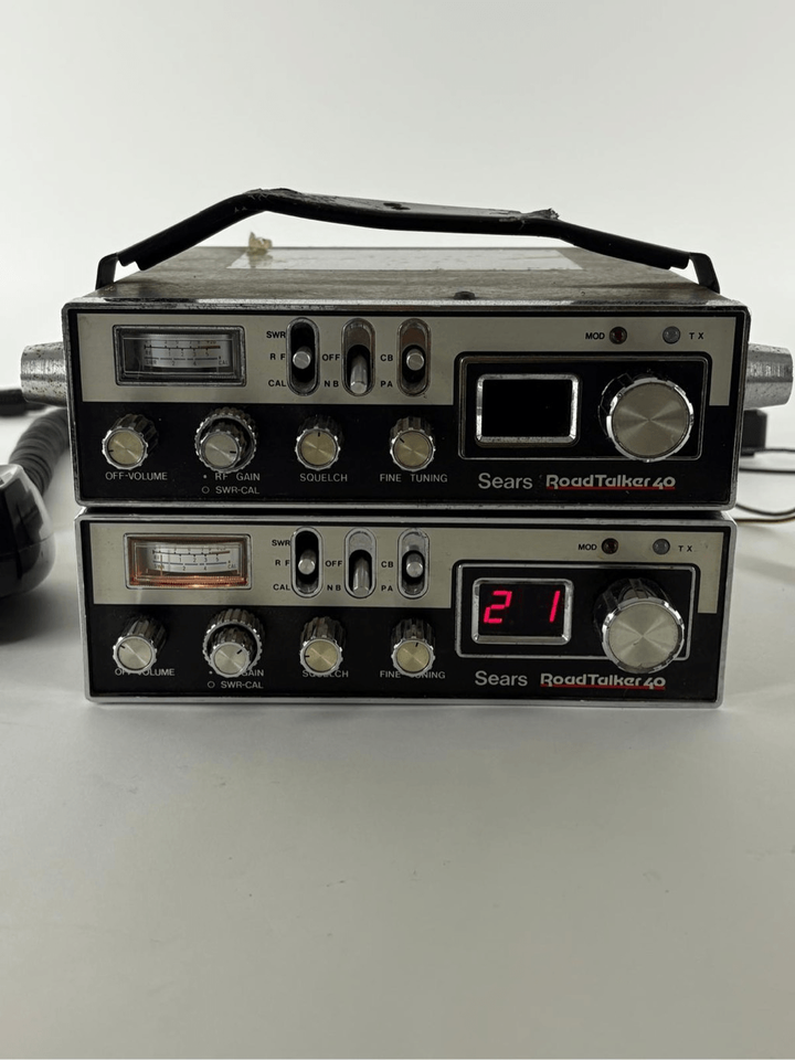 Vintage Set of 2 Citizens Band Sears Road Talker 40 CB Radios- Both ...