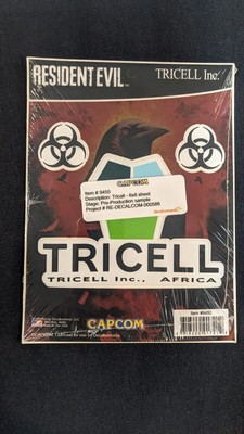Decalcomania Capcom Resident Evil Tricell Logo Pre-Production Sample ...