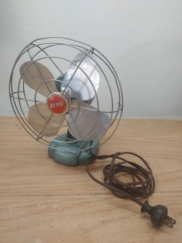Vintage Zero 1250R McGraw Electric Co - 8" Desk / Wall Mount Metal Fan ...