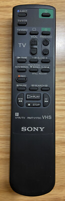 Genuine Sony VTR/TV Remote RMT-V173C | eBay Australia
