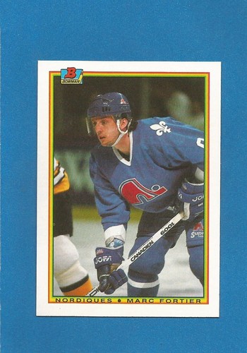 Marc Fortier 1990-91 Bowman NHL Hockey #167 (MINT) Quebec Nordiques | eBay