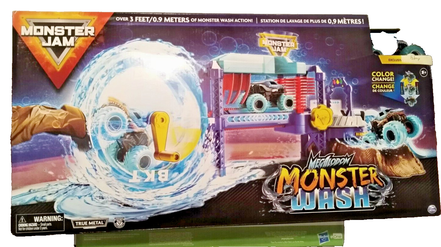 Monster Jam Megalodon Monster Wash Monster Truck