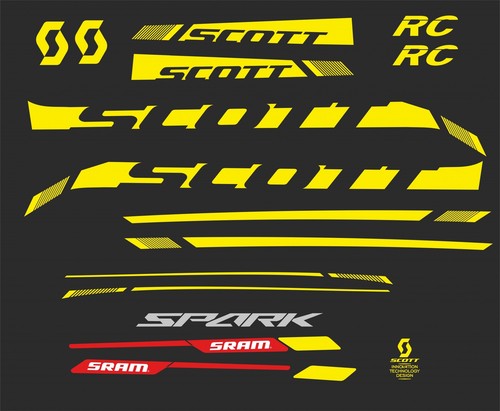 Adhesives Frame Scott Spark RC 900 Model 2018 | eBay