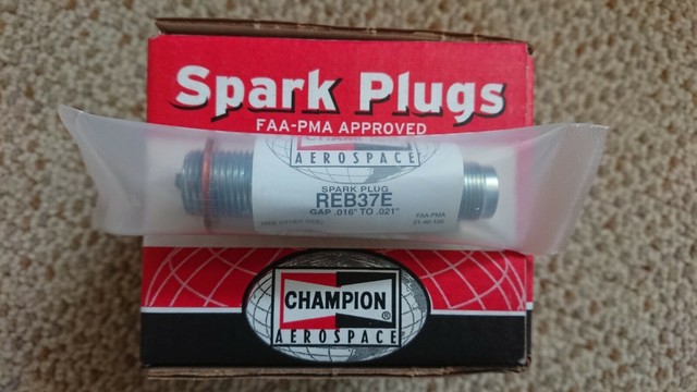 Champion REB37E Aviation Spark Plug Teledyne CONTINENTAL Lycoming for ...