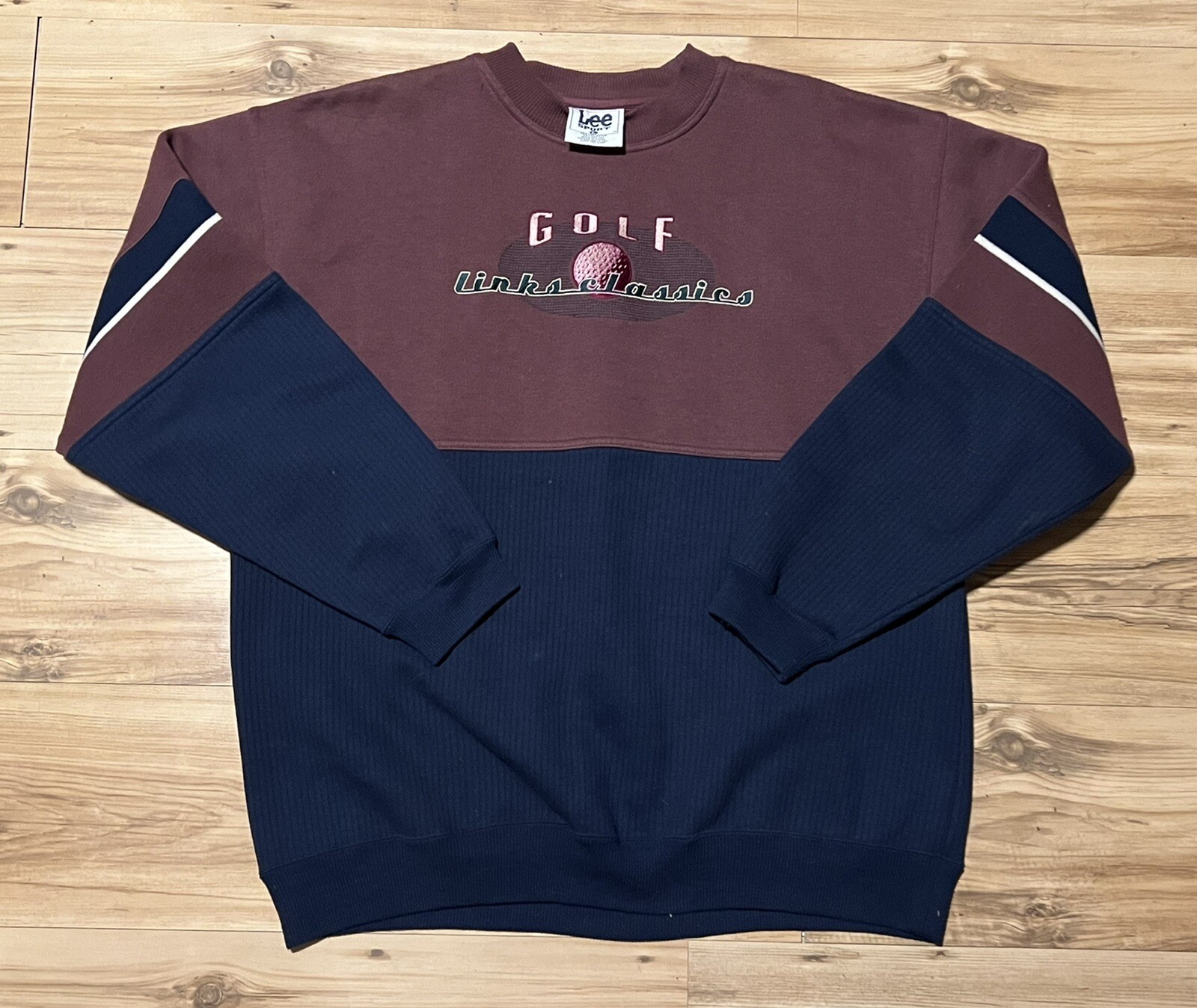 Vintage Lee Sport Classics Golf Links Classics Crewne… - Gem