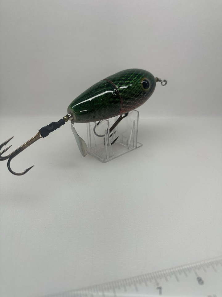 Custom Wood Topwater Musky Lure - Glass Eyes, Epoxy - Lake X Fat ...