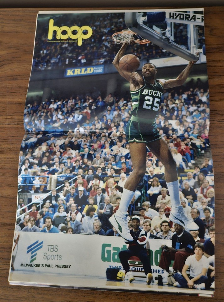 December 1986 NBA Hoop Magazine - Moses Malone Washington Bullets Cover ...