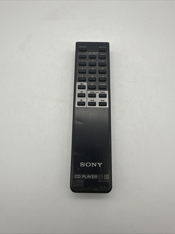 Sony OEM Remote Control For RM-D190 RM-D315 CDP-211 CDP-XE400 CD Player ...