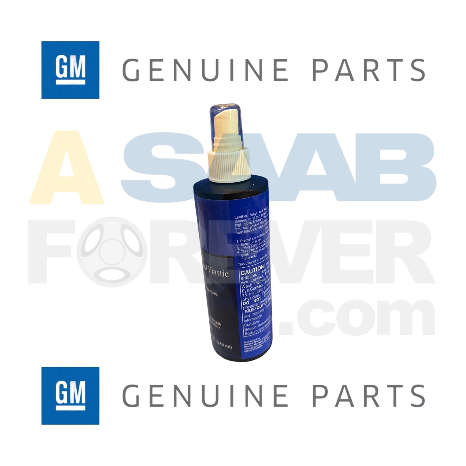 Genuine GM Fluid 88861405 Leather Vinyl and Plastic Cleaner - 8 Oz. N1 ...