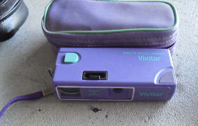 Vintage Avon Promo Purple Camera Vivitar Point n Shoot with Case | eBay
