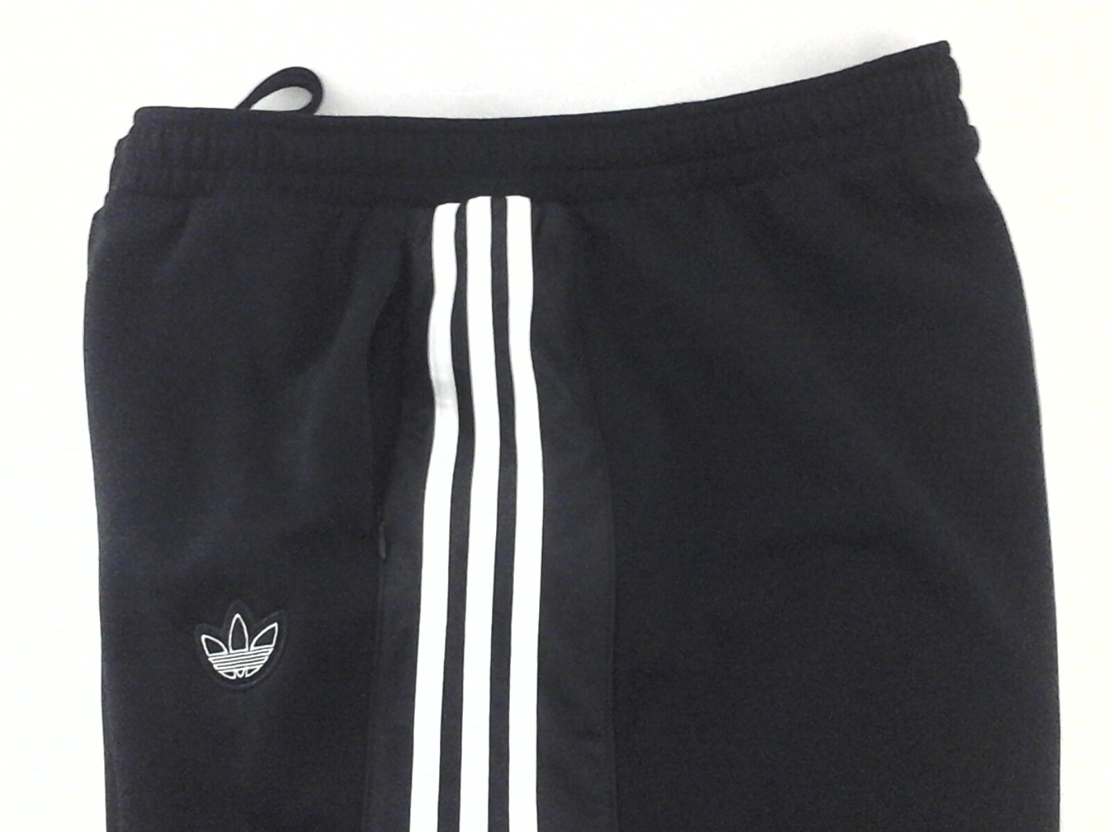 ADIDAS Outline SP FLC Black White Fleece Jogger Sweatpants Logo ED4690 ...
