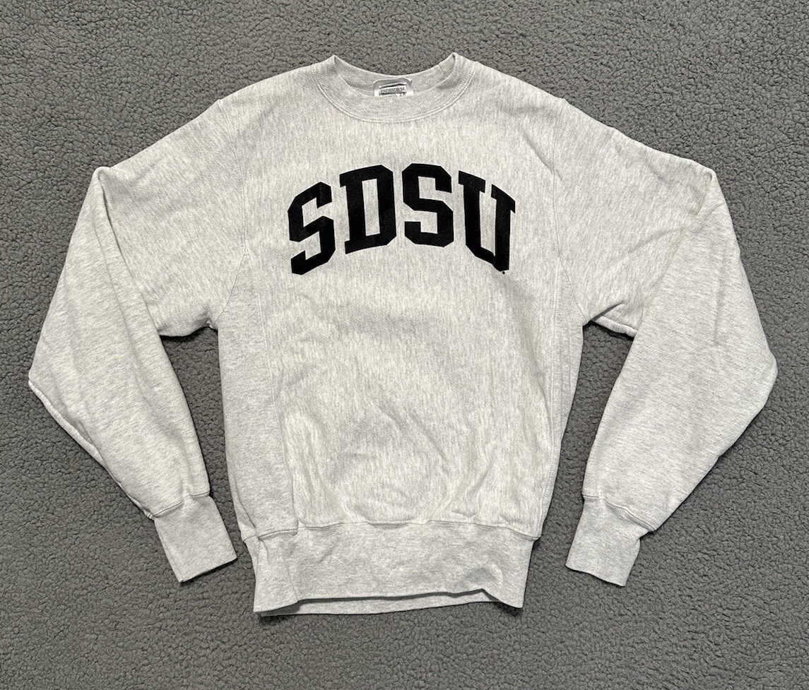 SDSU San Diego State University Sweatshirt Womens XS Champion Reverse ...