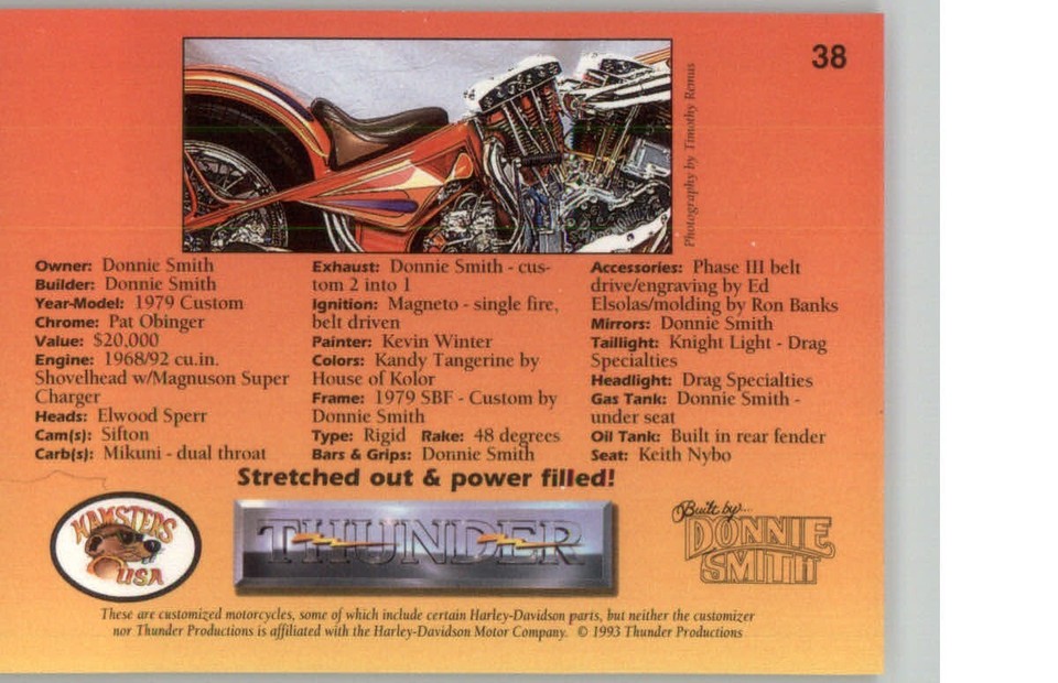 1992 Thunder Custom Motorcycles - 1979 Custom #38 | eBay