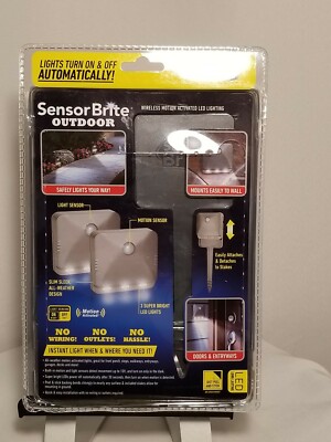SENSOR BRITE Motion Activated Outdoor LED Flood Light, 2 Lights per ...