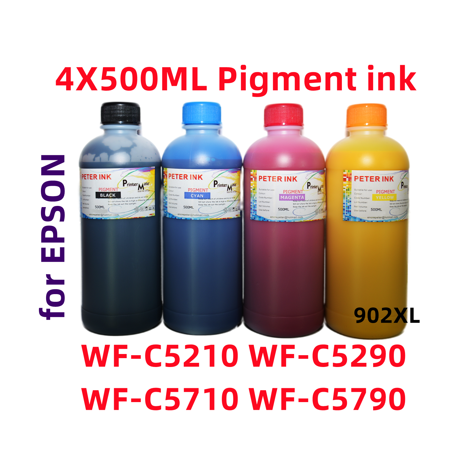 Premium Pigment ink for WF C5210 WF C5290 WF C5710 WF C5790 902XL 902 ...