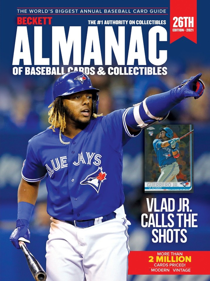 New 2025 Beckett BASEBALL ALMANAC of Baseball Cards #30 with AARON ...