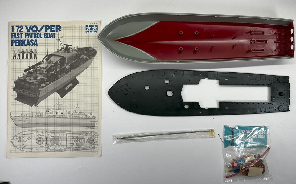 Tamiya Vosper Fast Patrol Boat Perkasa No. PT7201 | 1:72 Scale (Open ...