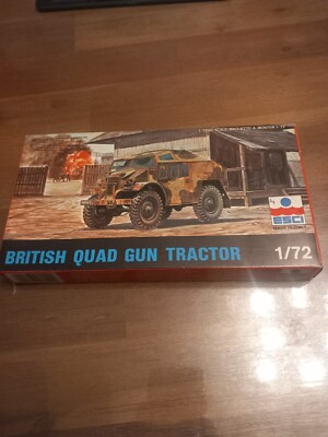 maquette british quad gun tractor 1/72 ESCI 8042 neuf | eBay