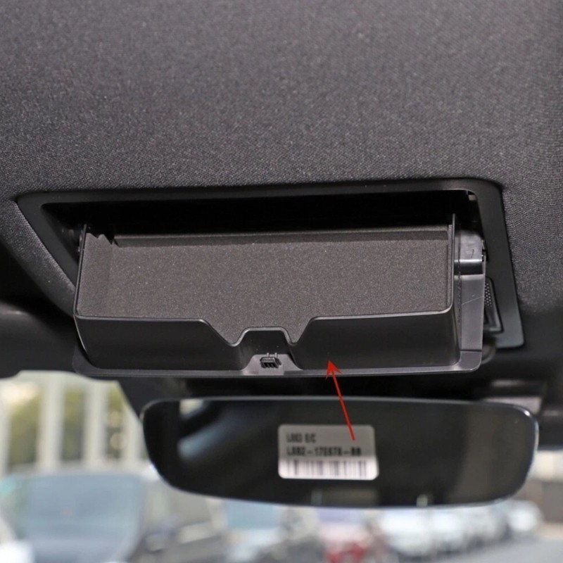 Vehicle Sunglasses Storage Holder Compartment Space Organizers LR086387 ...