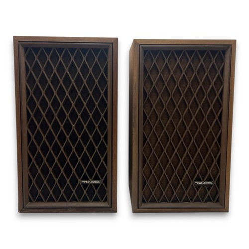 Pair Vintage 1970s Realistic NOVA-6 40-4019A Wood Veneer Speakers NICE ...