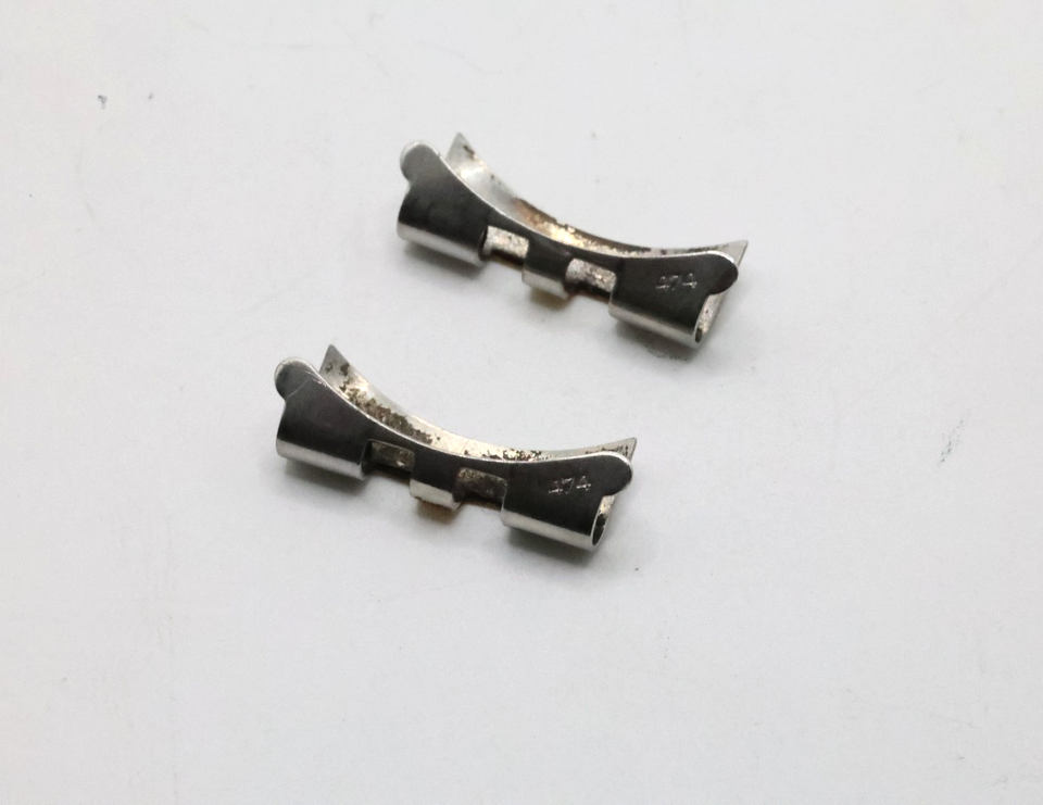 Rolex 479 End Link Pair For 34mm Watch Stainless Steel & Yellow Gold ...